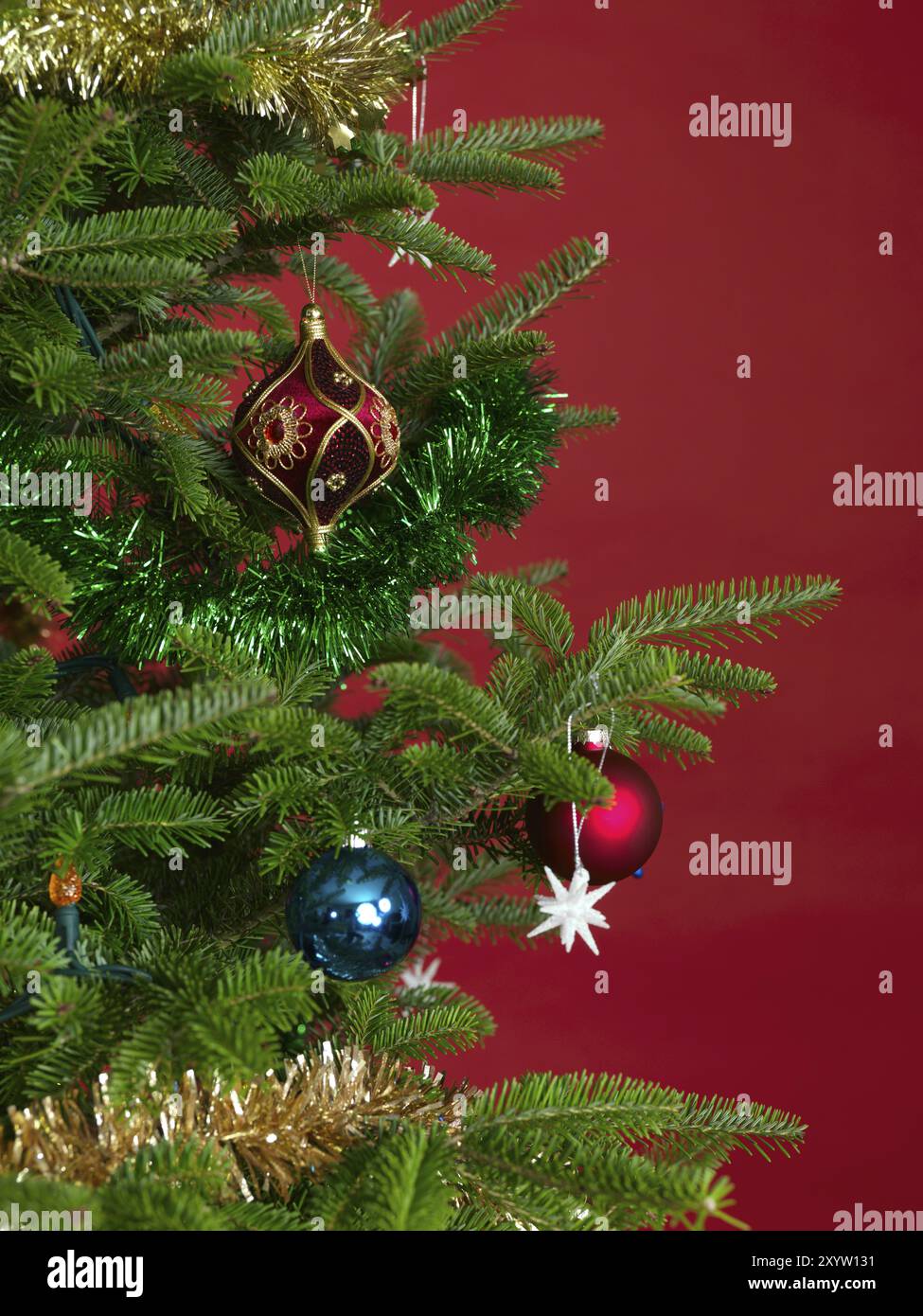 Christmas ornament on a Christmas tree Stock Photo - Alamy