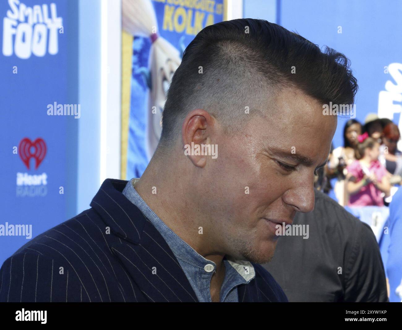 Channing Tatum at the Los Angeles premiere of 'Smallfoot' held at the ...