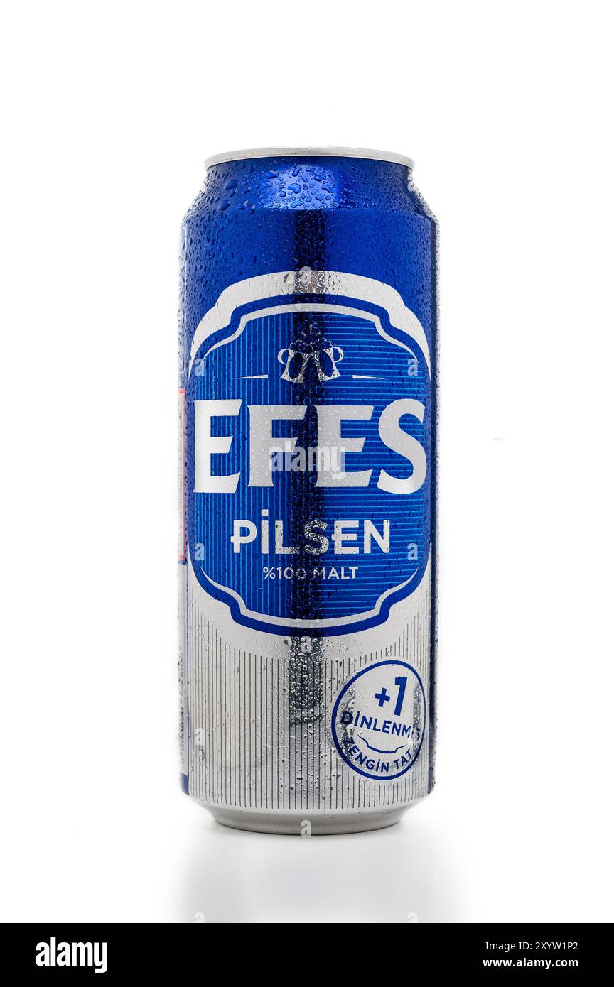 Gaziveren, Cyprus -08.13.2024 Can of Efes Pilsener Beer Stock Photo - Alamy