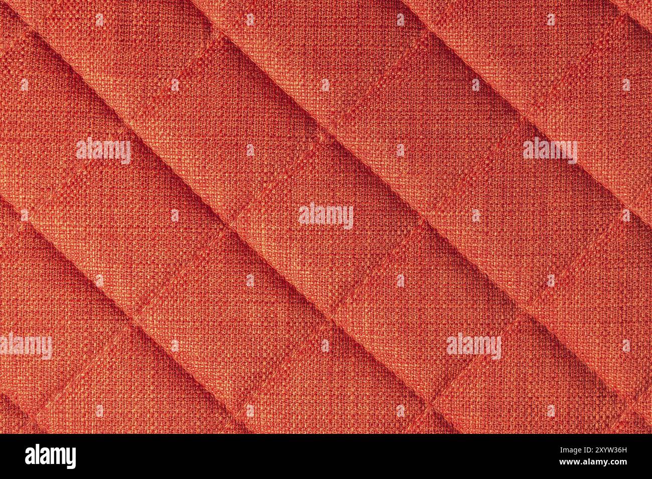 Close-up Furniture fittings, backrest upholstered sofa. Abstract red ...