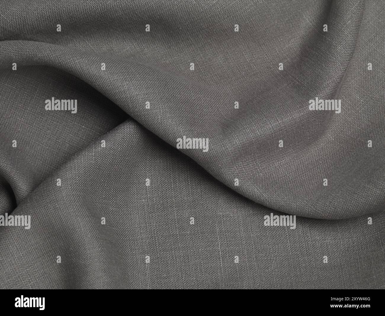 Closeup background texture of gray natural linen fabric Stock Photo - Alamy