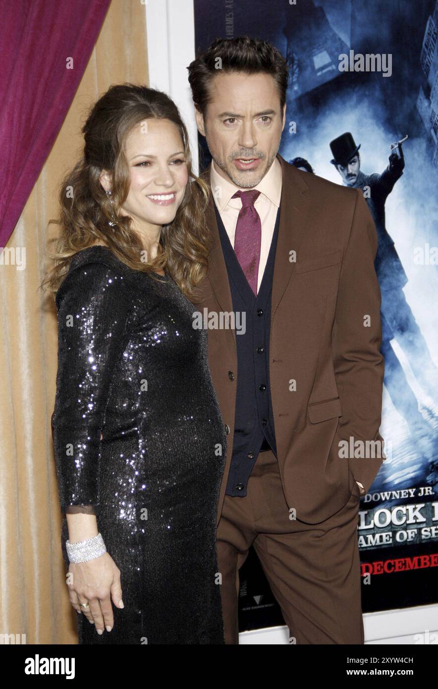 Robert Downey Jr and Susan Downey at the Los Angeles premiere of ...