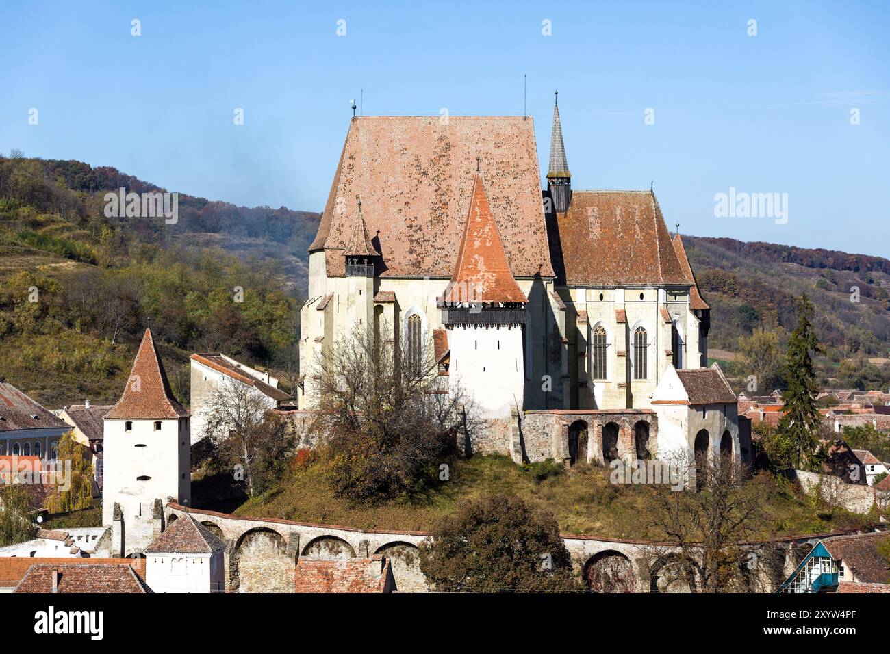 Biertan Castle, Transylvania Countryside, Sibiu County, Romania, Europe ...