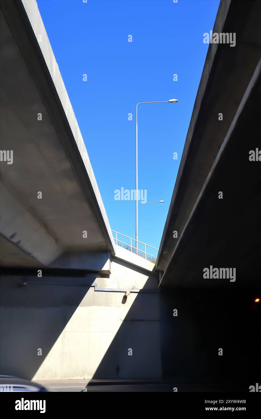A motorway bridge in a suburb of Prague Stock Photo - Alamy
