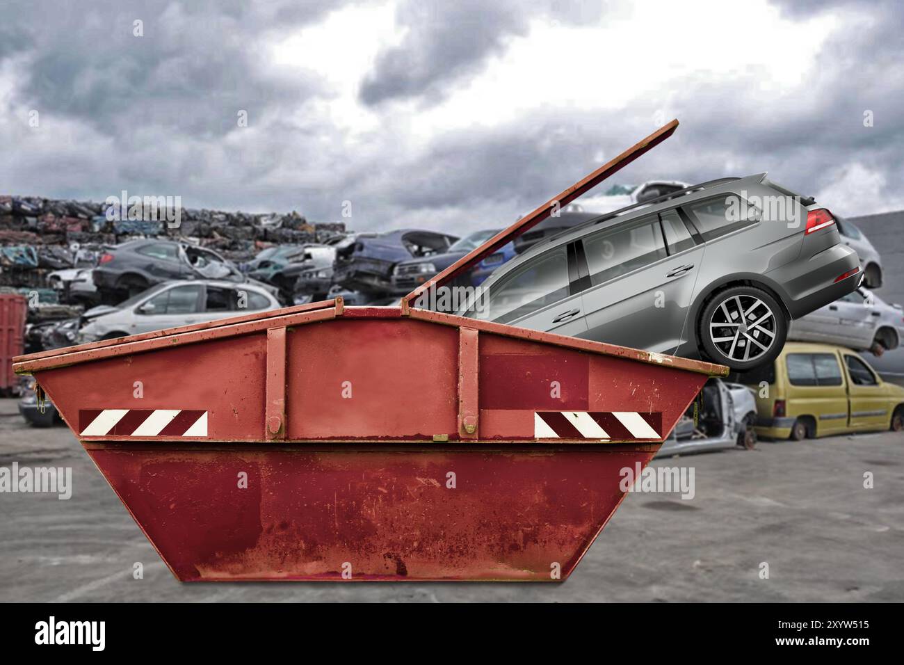Cars junk yards hi-res stock photography and images - Alamy