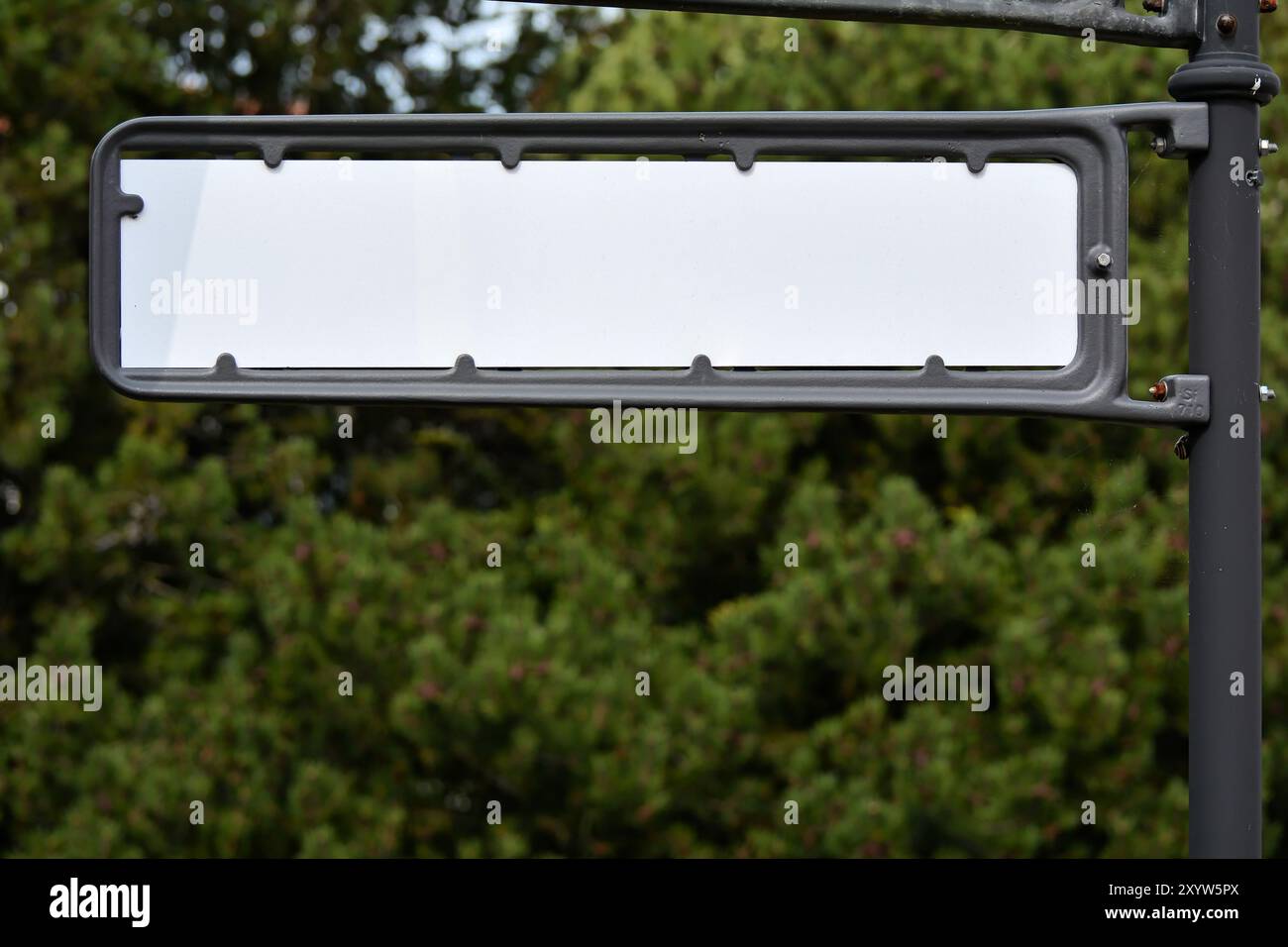 Empty sign on the roadside Stock Photo - Alamy