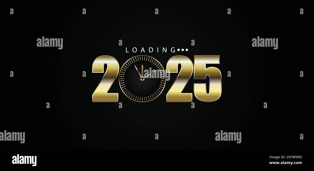 The Year Ahead 2024 Leading into 2025 Stock Vector Image & Art - Alamy