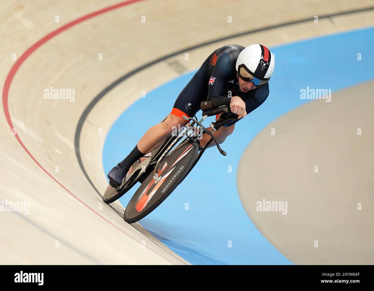 Great Britain's Jaco van Gass during the Men's C1-3 1000m Time Trial ...