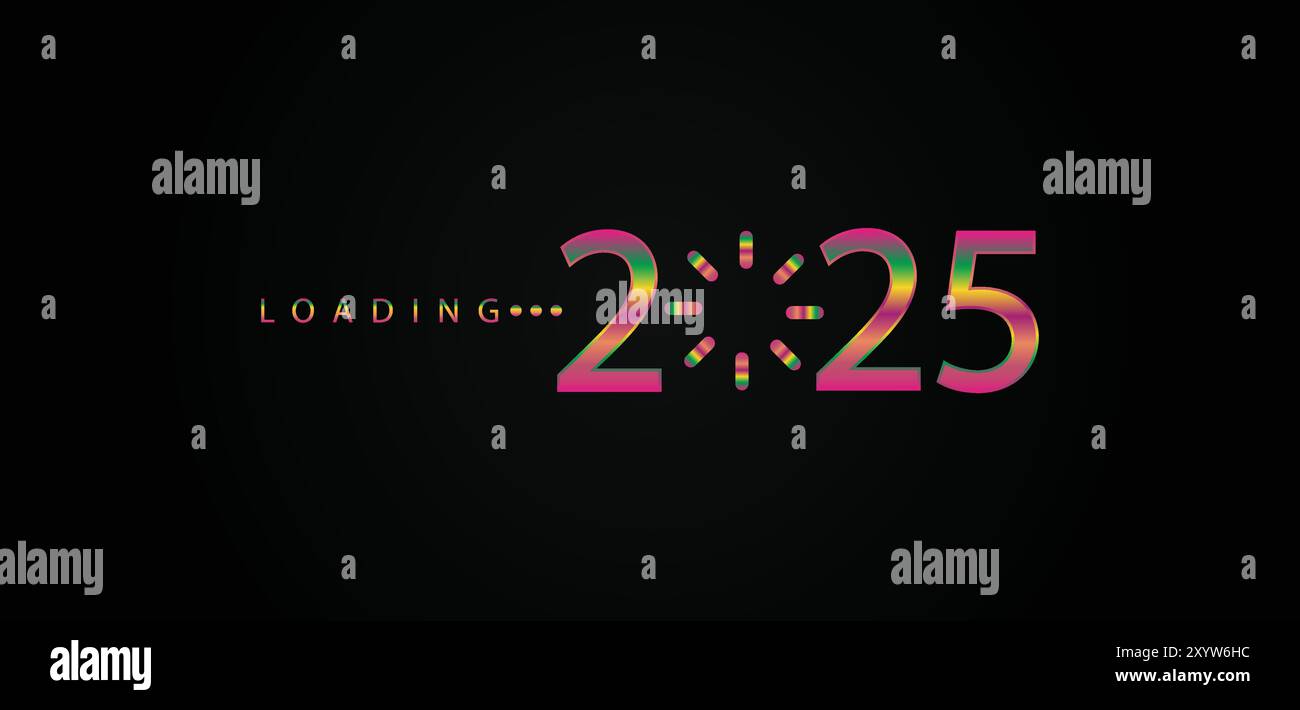 The Year Ahead 2024 Leading into 2025 Stock Vector Image & Art - Alamy