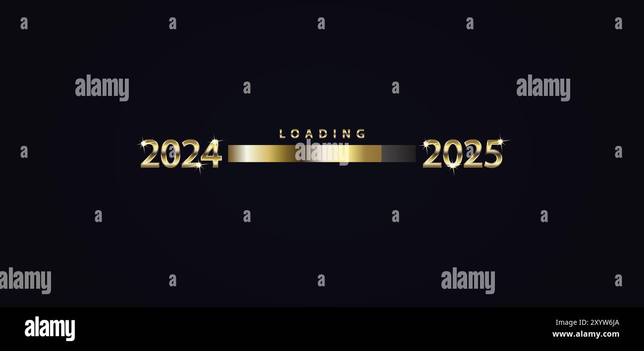 The Year Ahead 2024 Leading into 2025 Stock Vector Image & Art - Alamy