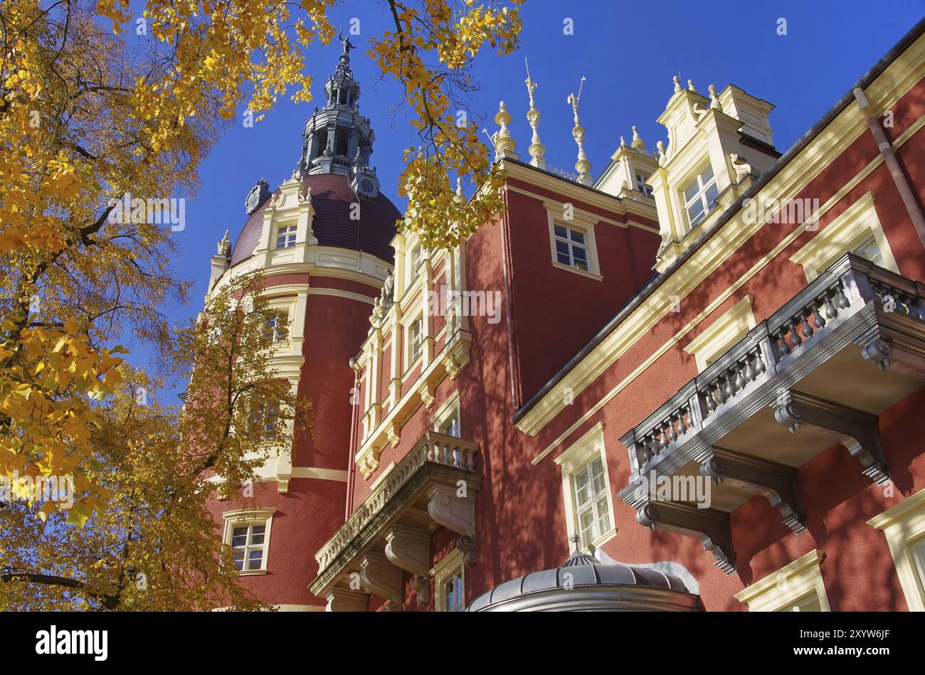 Bad Muskau Palace, Bad Muskau palace 02 Stock Photo - Alamy