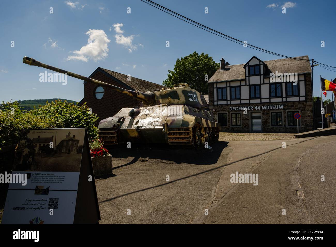 Stoumont, Belgium - July 18 2021: German Tiger II tank (King Tiger ...