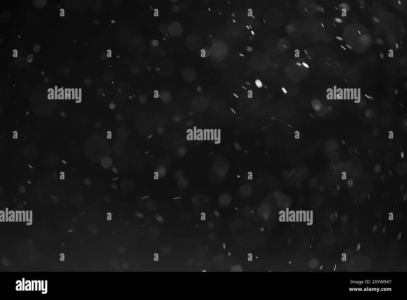 abstract dust particles over black background for overlay, effect Stock Photo - Alamy