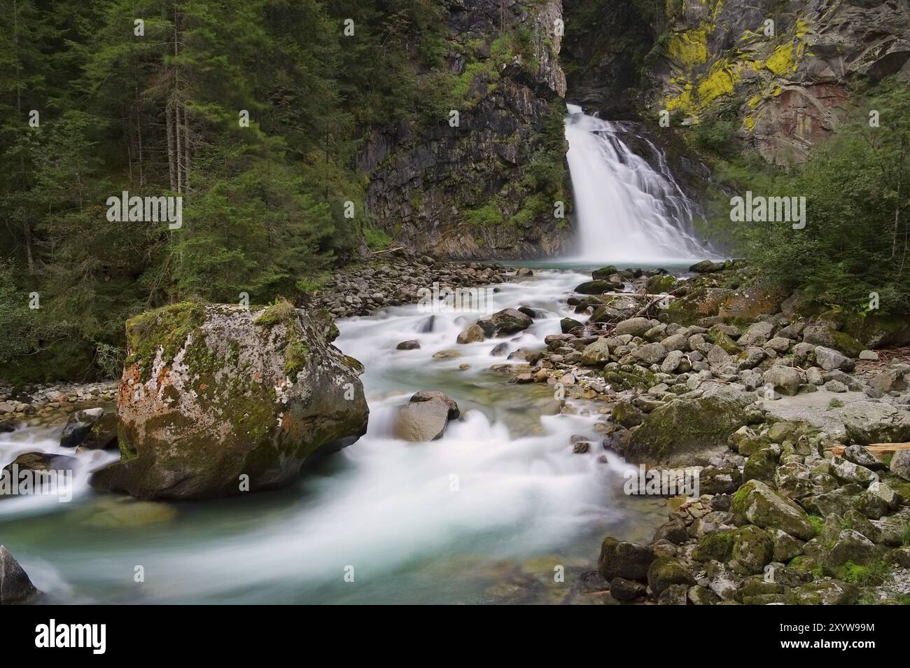 Mountain rivers waterfall in dolomites hi-res stock photography and ...