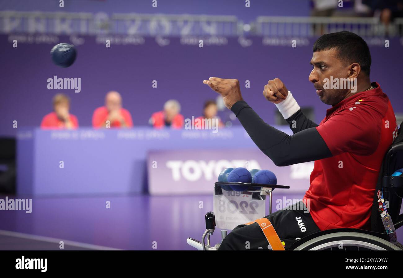 Paris, France. 31st Aug, 2024. Belgian Francis Rombouts pictured in ...