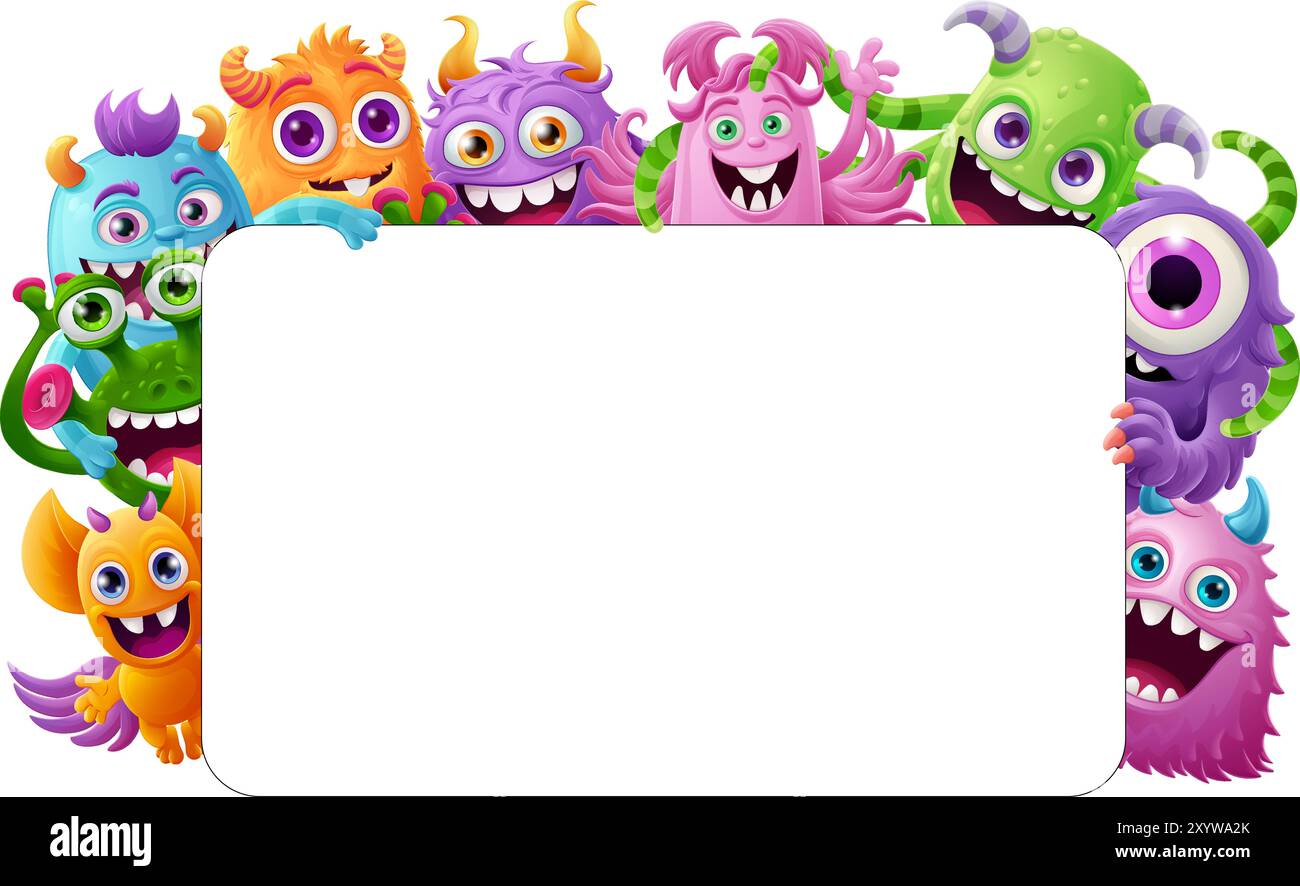 Monsters cartoon drawing hi-res stock photography and images - Alamy