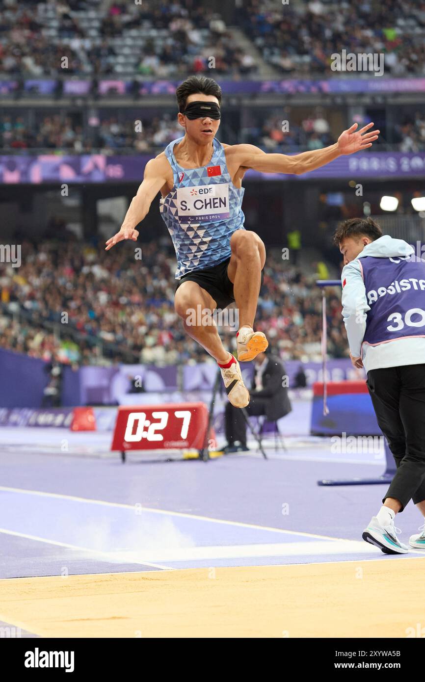 30th August, 2024, Paris, France. Shichang Chen of China in the men’s ...