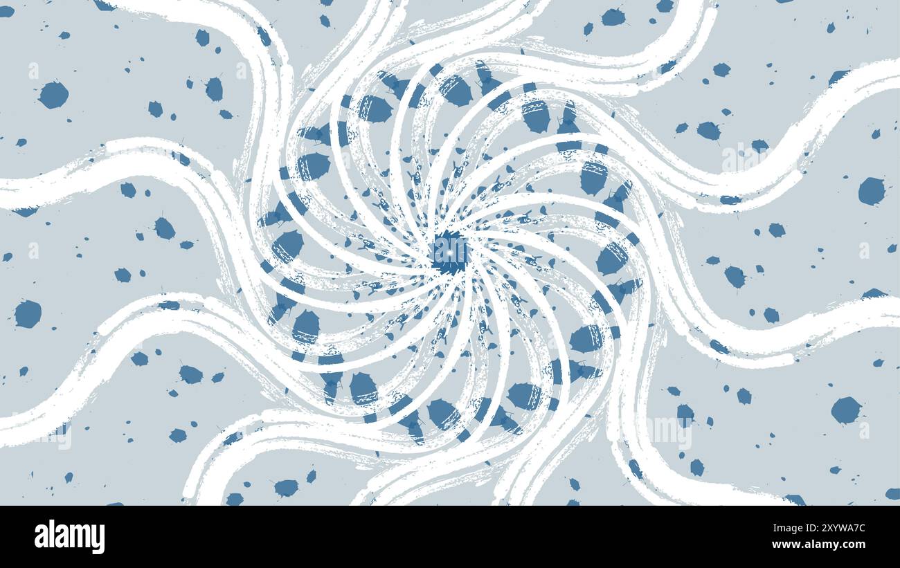 Illustration artistic twisting spiral Stock Vector Images - Alamy