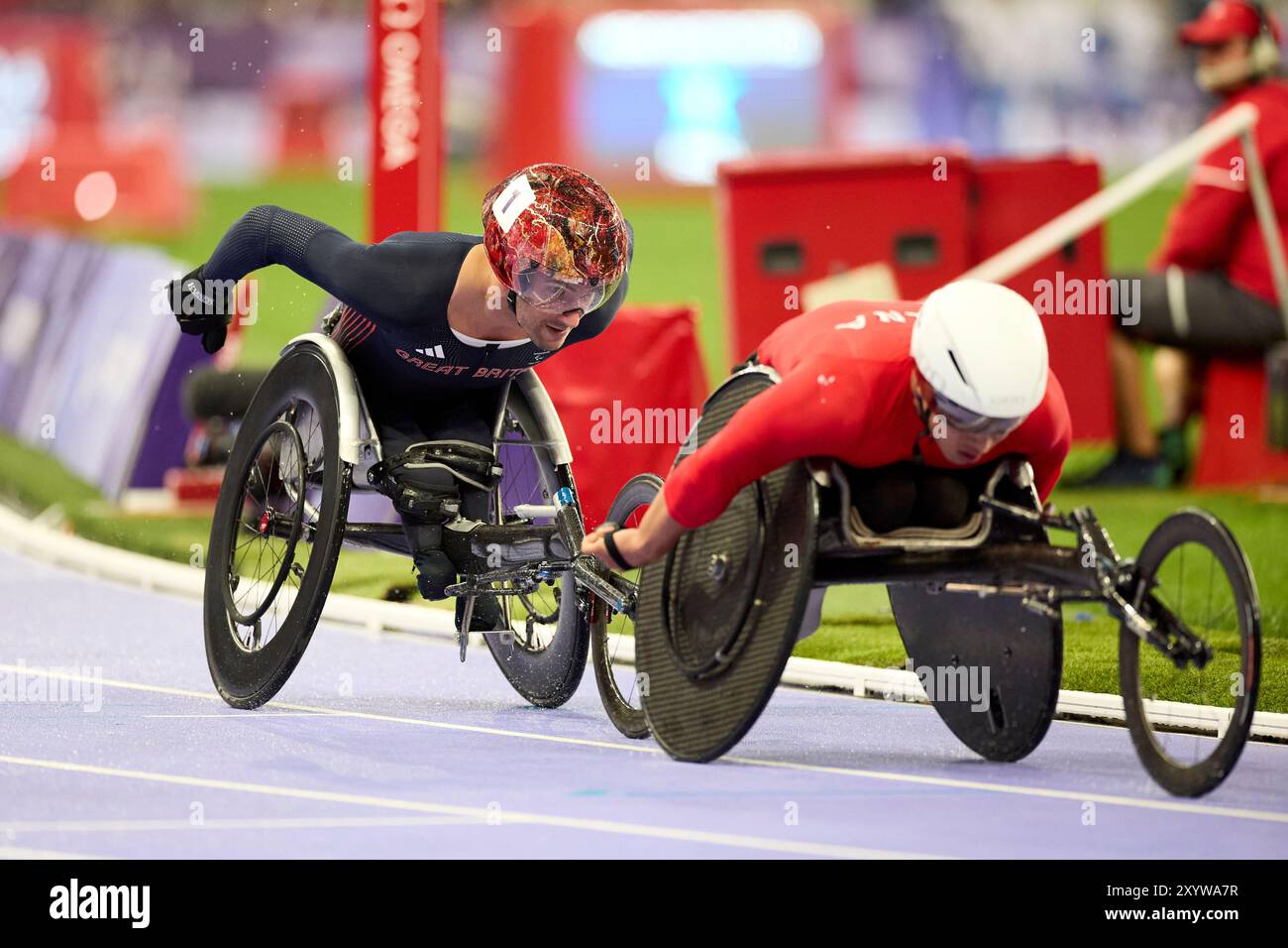 29th August, 2024, Paris, France. HUG Marcel of Switzerland, LAKATOS ...