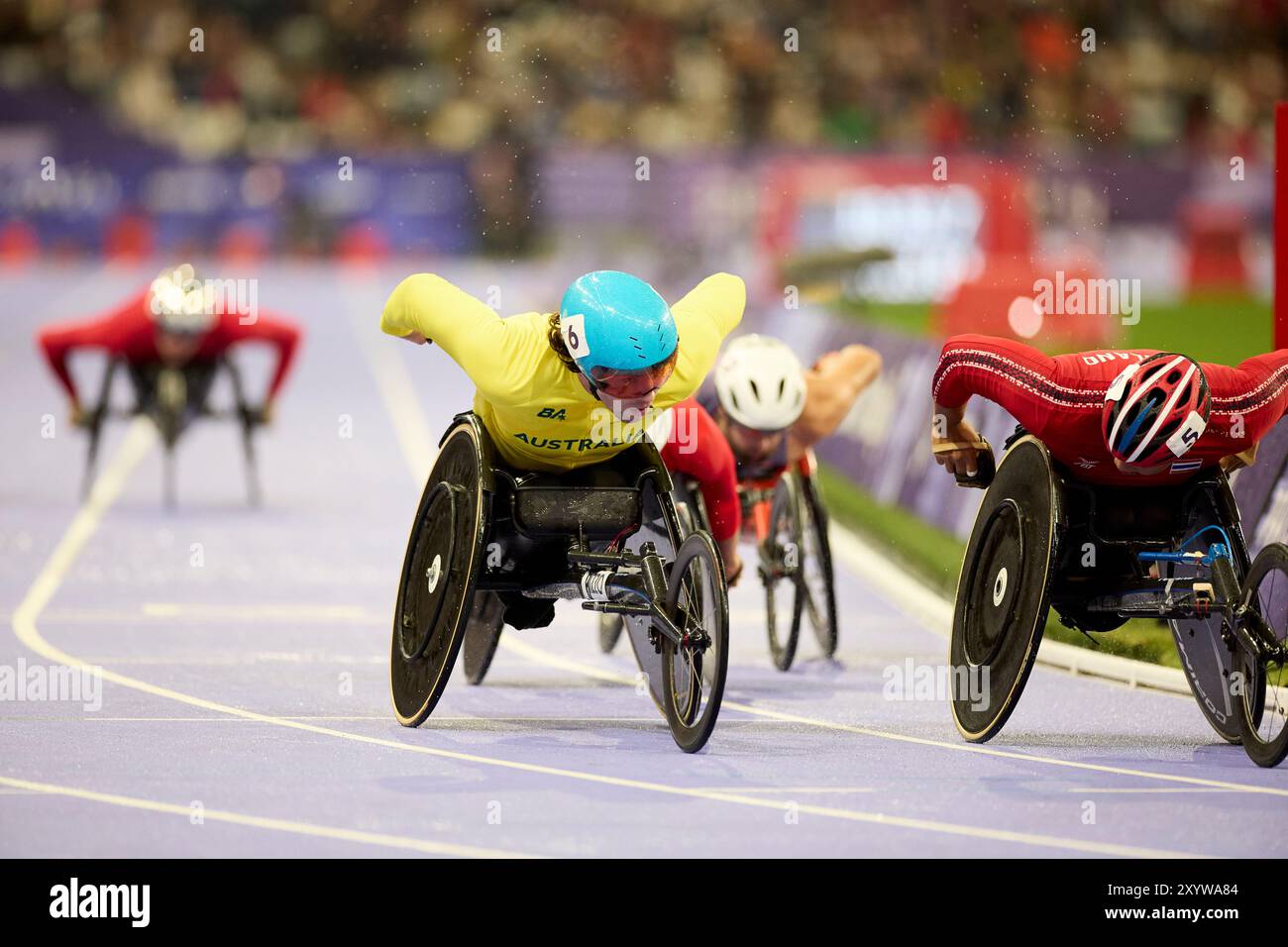 29th August, 2024, Paris, France. HUG Marcel of Switzerland, LAKATOS ...