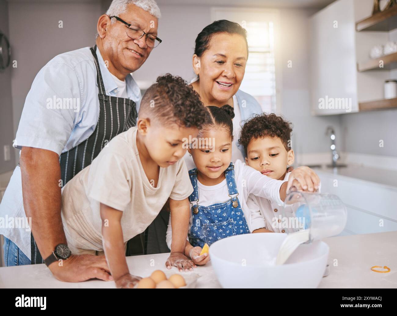 Grandchildren teaching grandma learning hi-res stock photography and ...