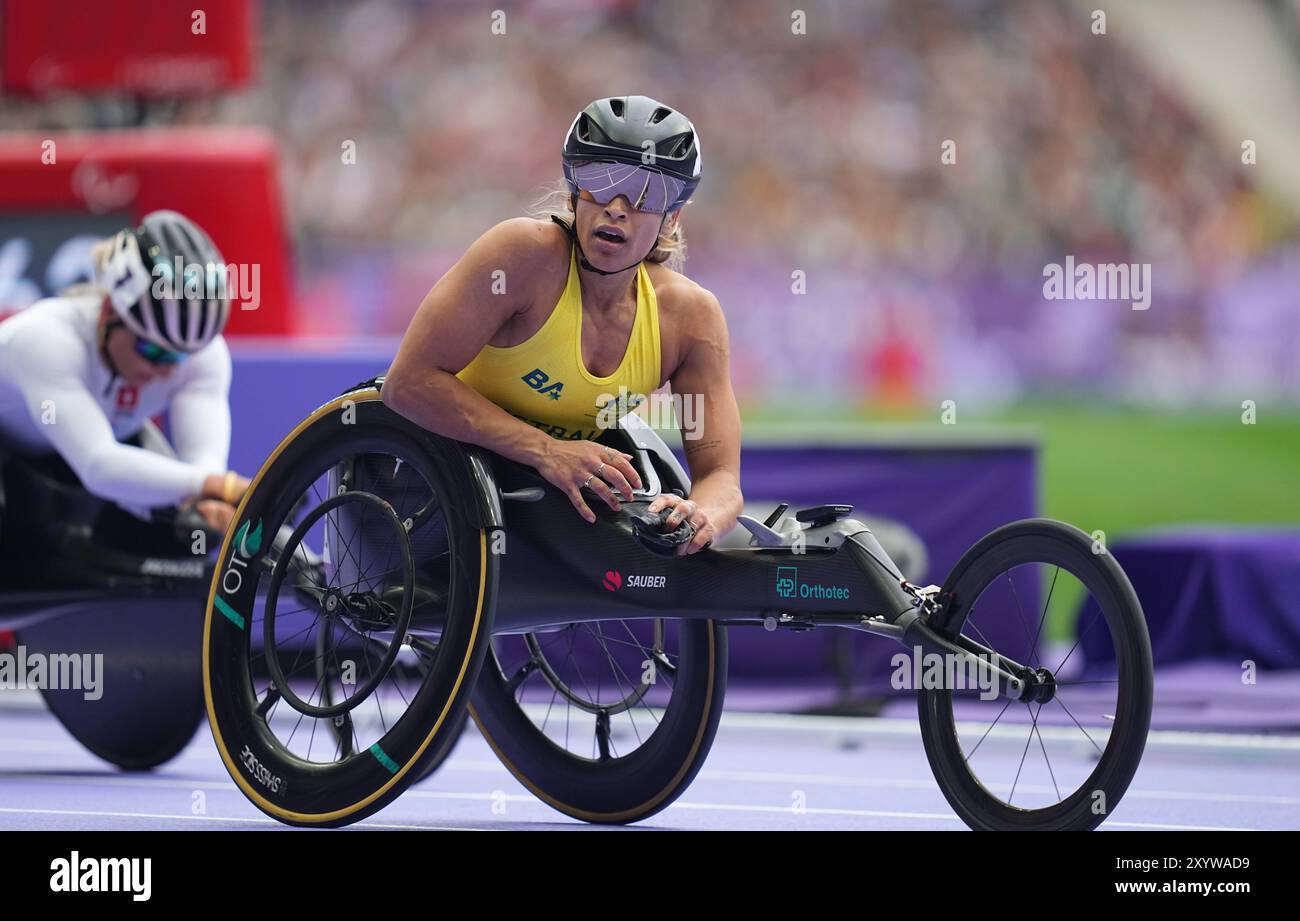 August 31 2024: Madison de Rozario of Australia celebrates winning ...