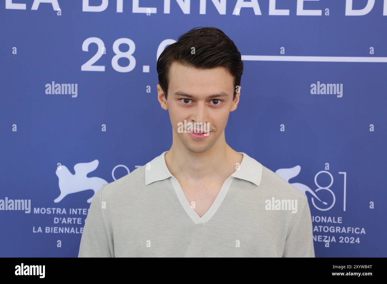 Venice, Italy, 31st August, 2024. Samuele Teneggi at the photo call for the film La Storia Del ...
