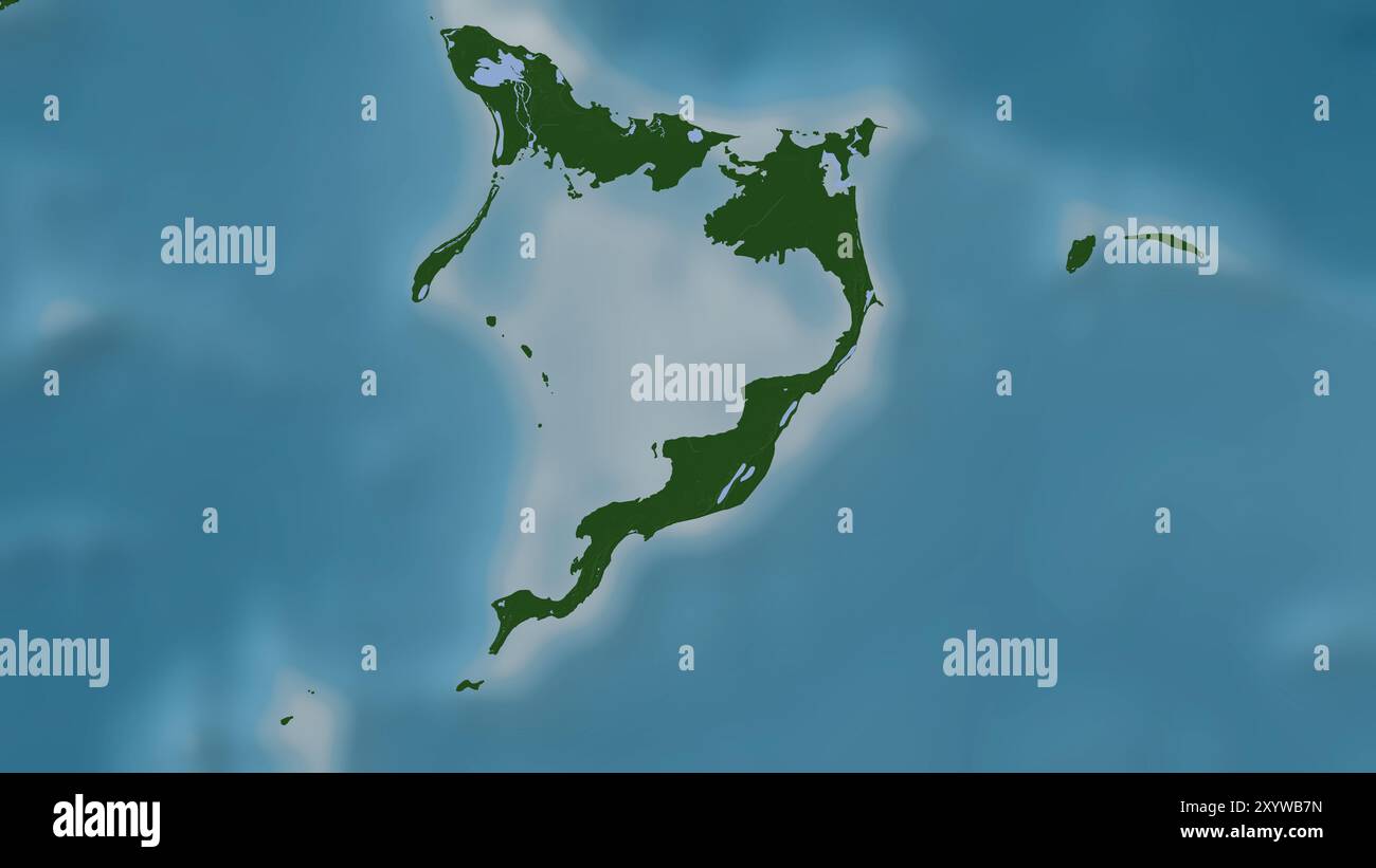 Acklins island map hi-res stock photography and images - Alamy