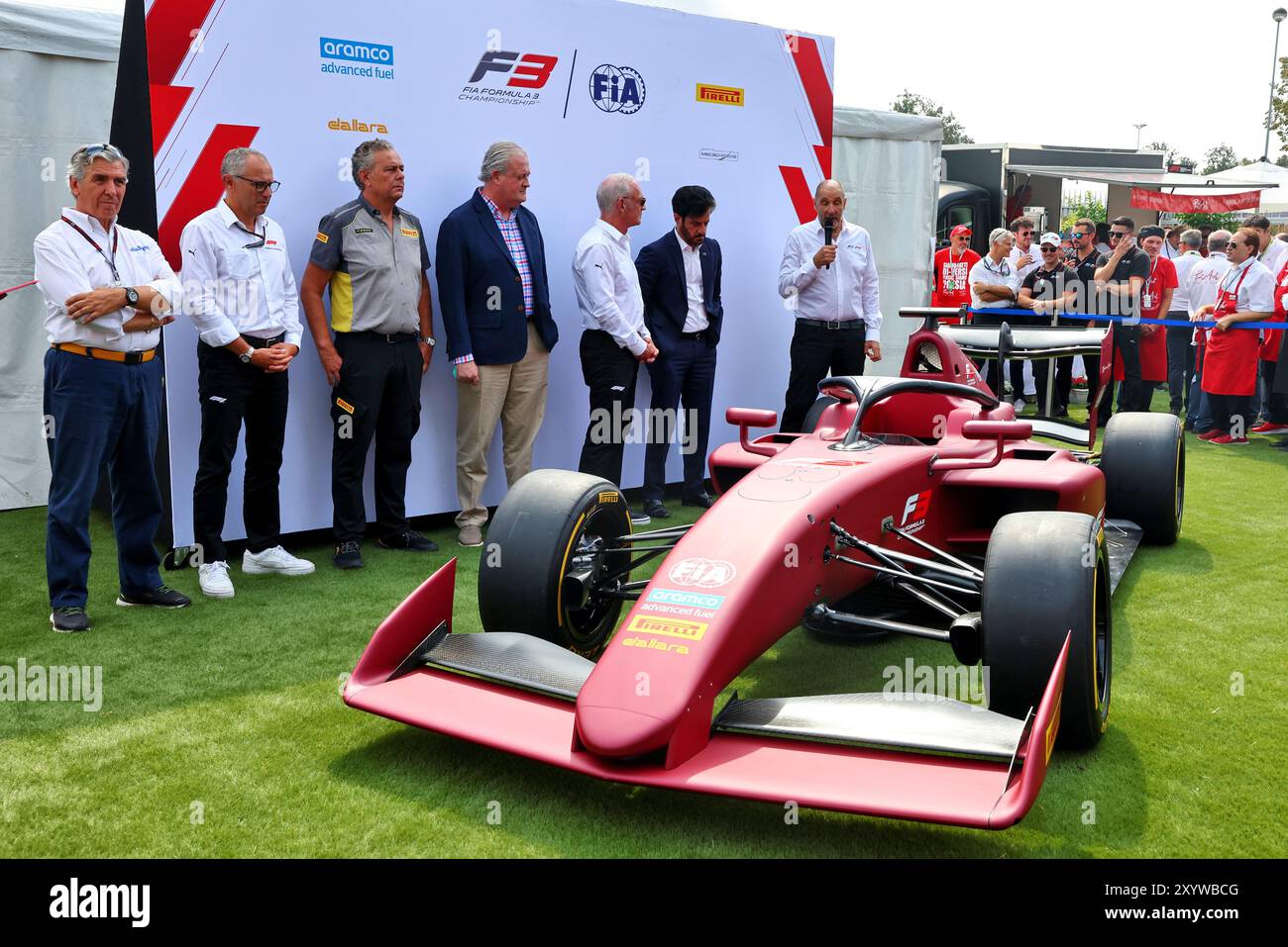 Monza, Italy. 31st Aug, 2024. The 2025 F3 car is revealed. 31.08.2024 ...