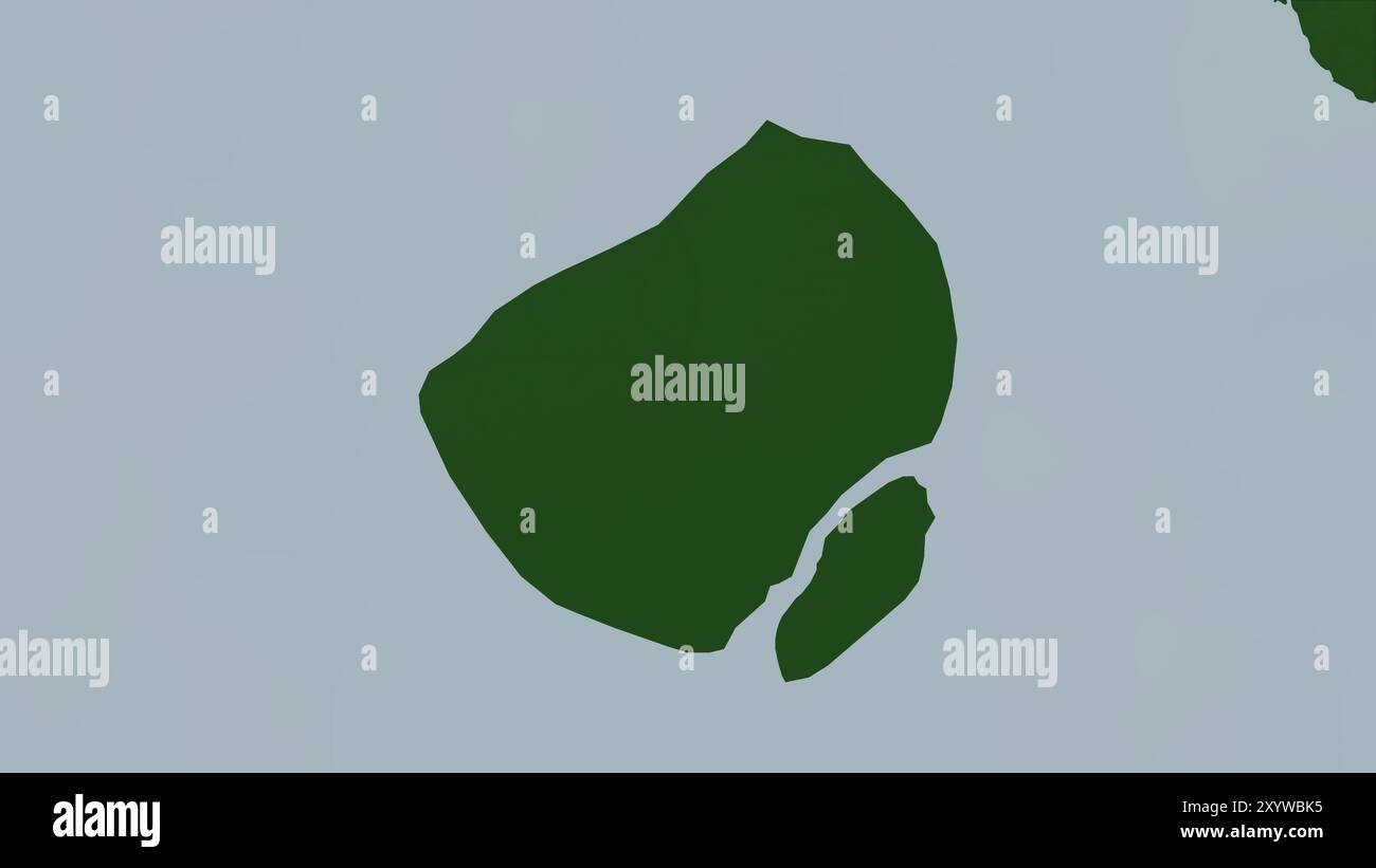 Bhasan Char Island in the Bay of Bengal on a colored elevation map ...