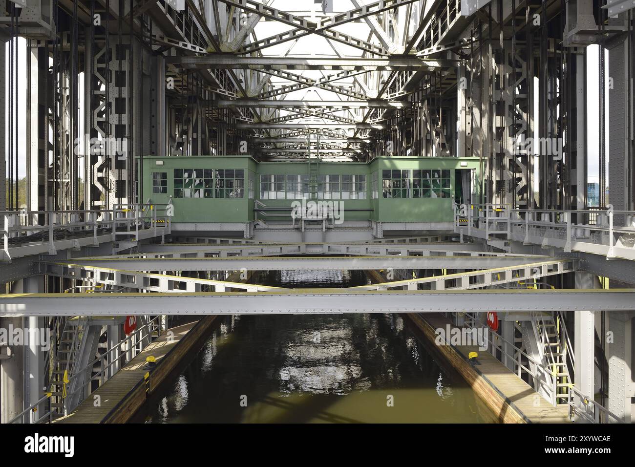 Niederfinow boat lift in Brandenburg. The Niederfinow Boat Lift in ...