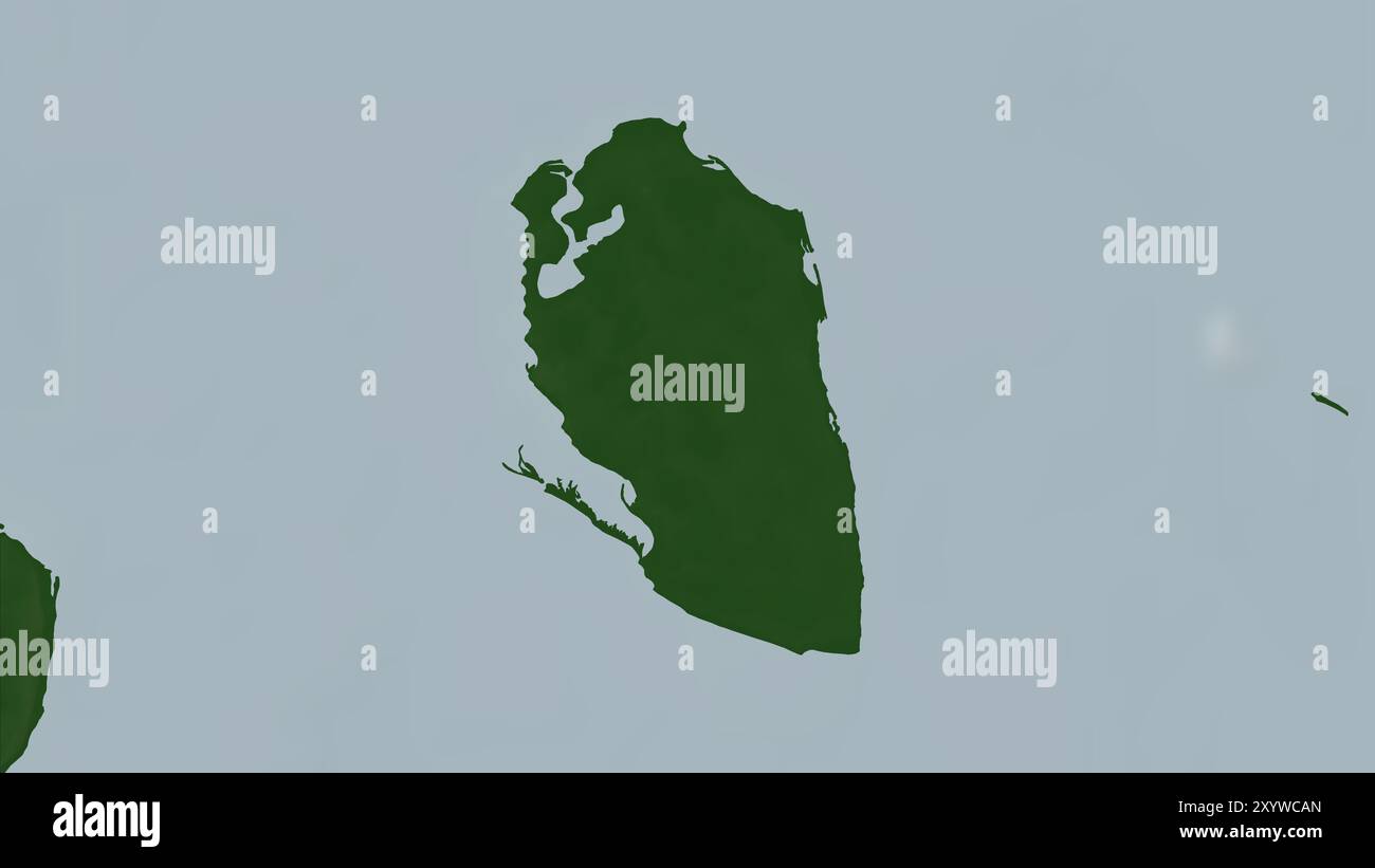 Faure Island in the Indian Ocean on a colored elevation map Stock Photo ...