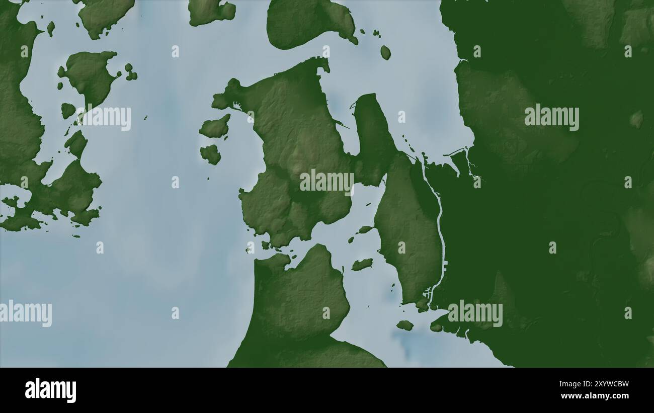 Physical map of british columbia hi-res stock photography and images ...