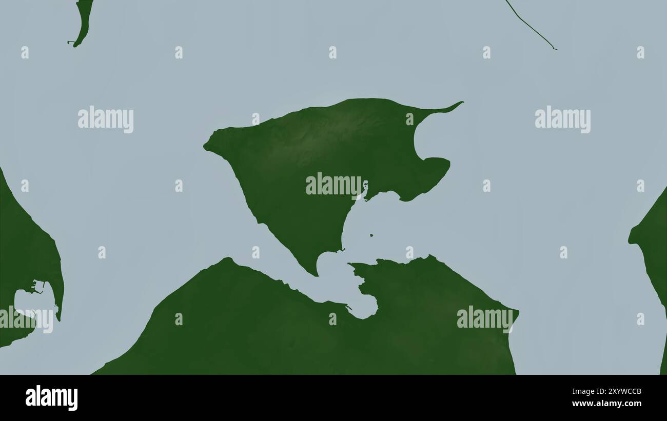 Fur Island in the North Sea on a colored elevation map Stock Photo - Alamy