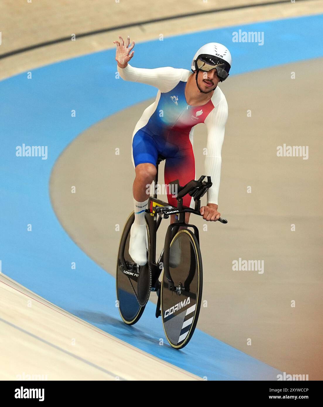 France's Alexandre Leaute during the Men's C1-3 1000m Time Trial at the ...
