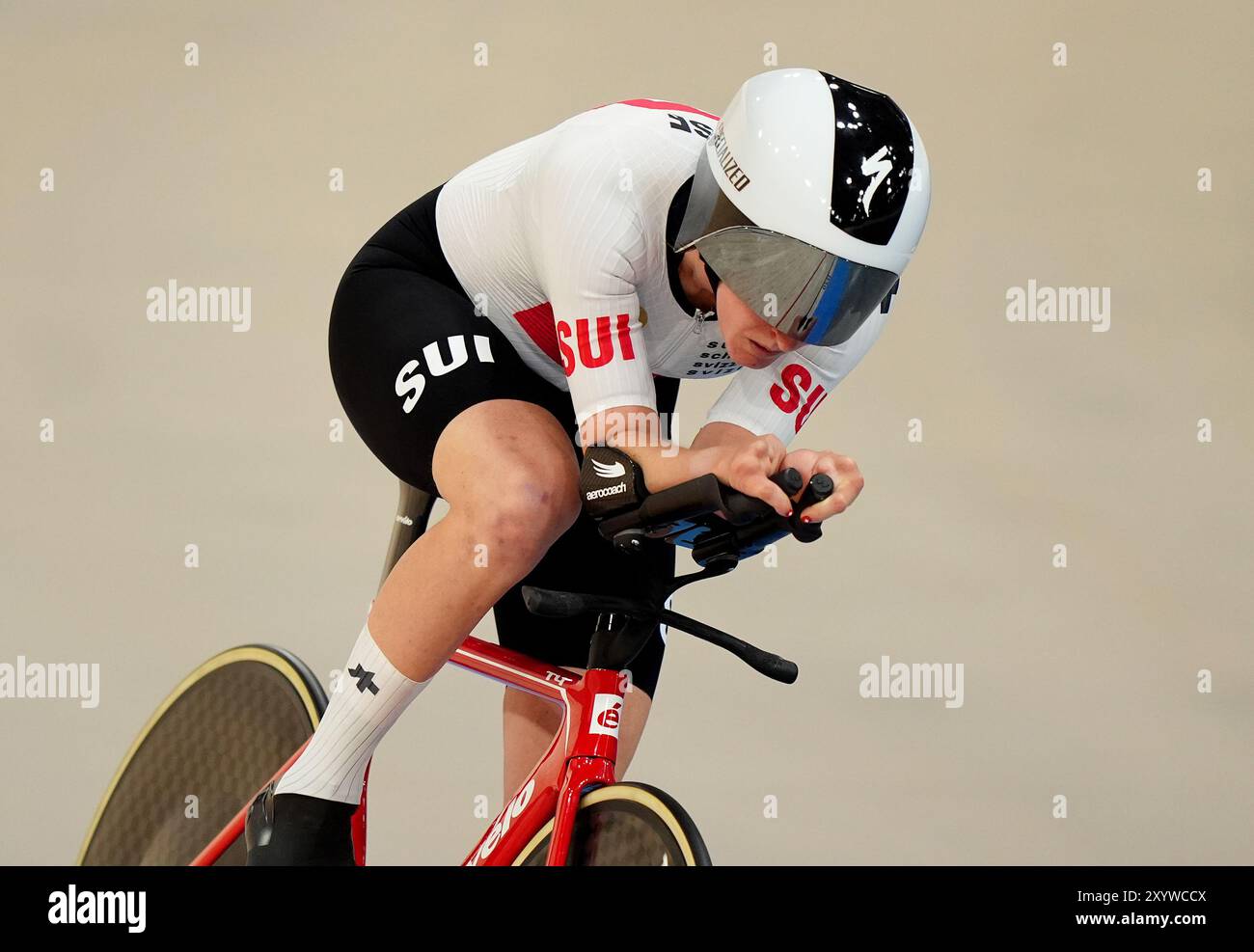 Switzerland's Flurina Rigling during the Women's C1-3 500m Time Trial ...