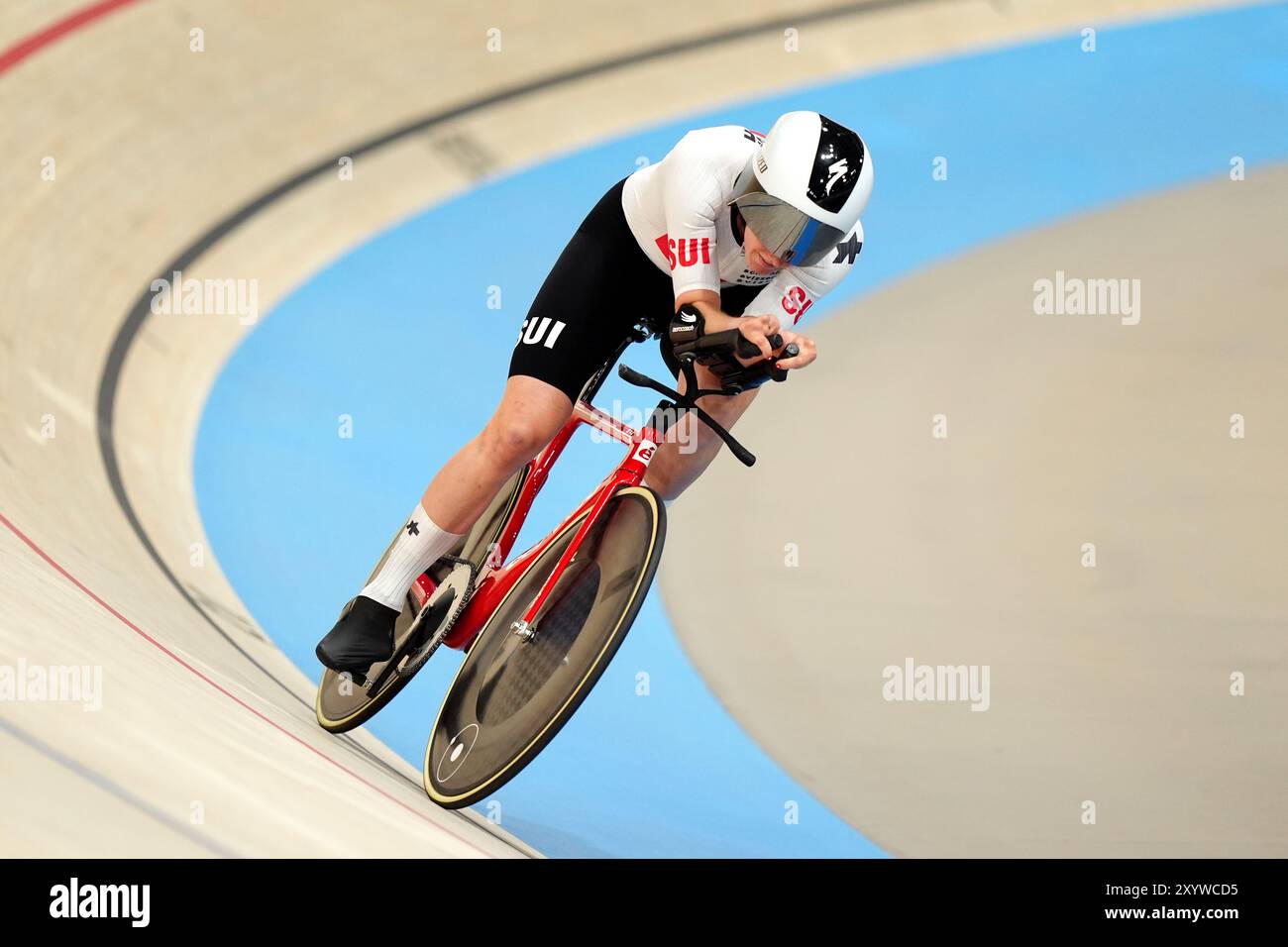Switzerland's Flurina Rigling during the Women's C1-3 500m Time Trial ...