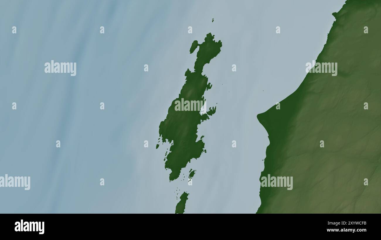 Gigha Island in the Inner Seas off the West Coast of Scotland on a ...