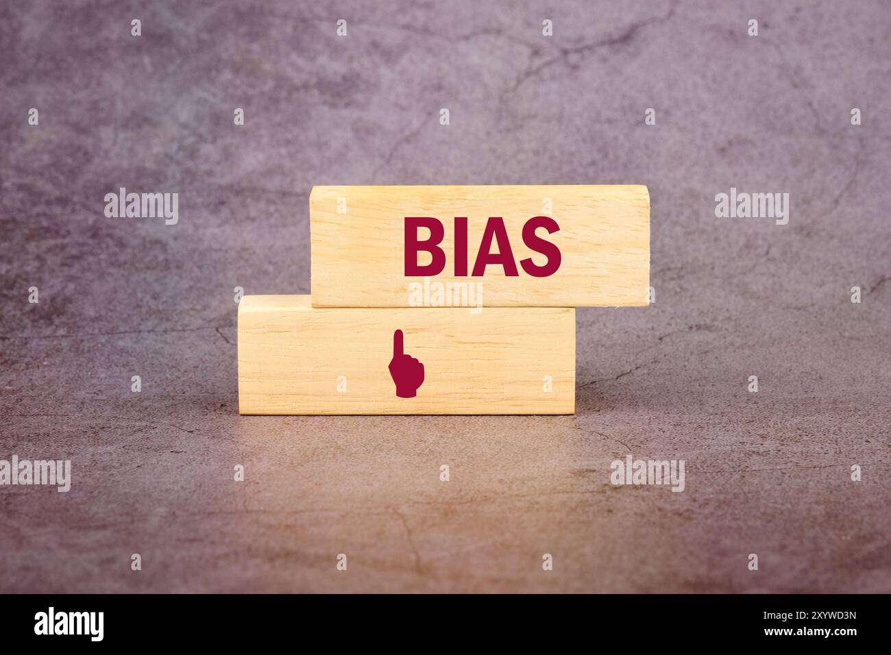 Concept of facts and biases. A word BIAS written, It is made up of ...
