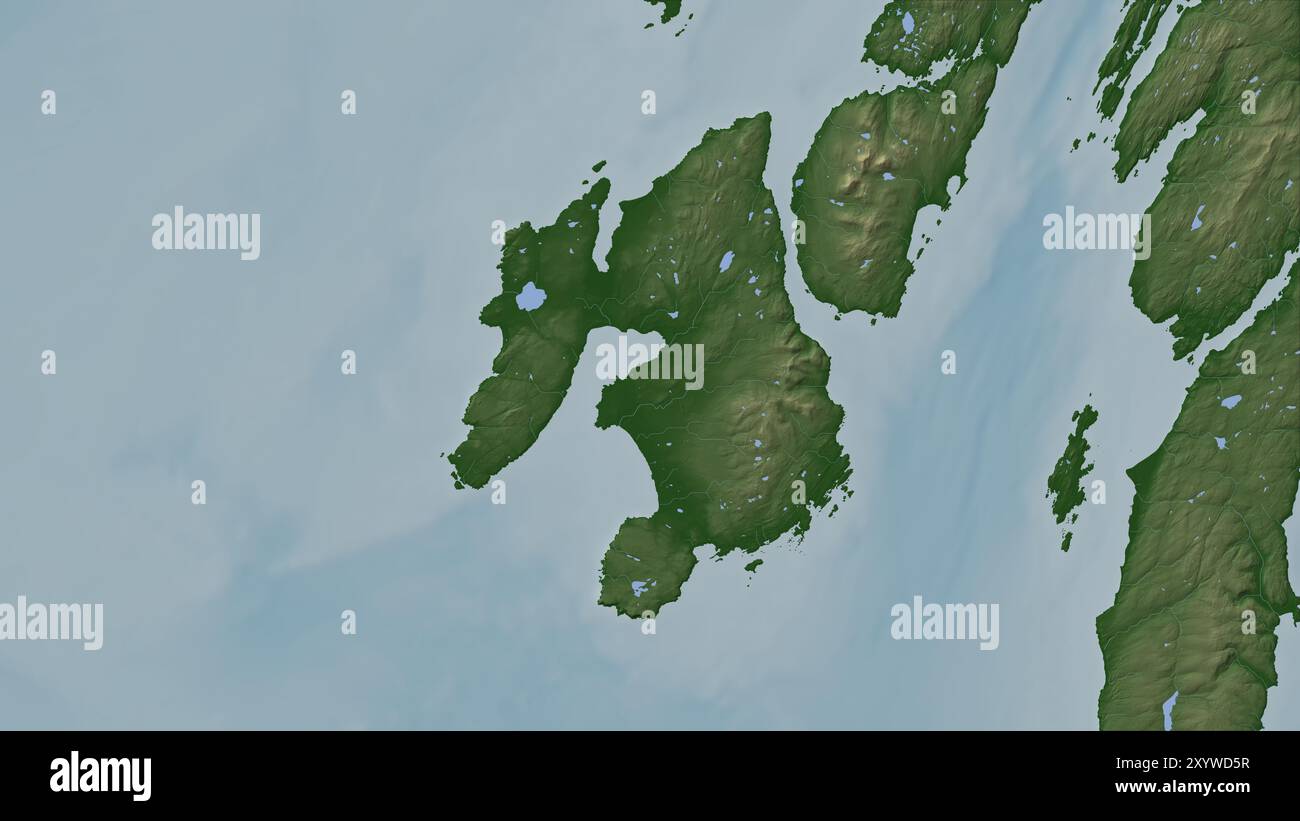 Islay Island in the Inner Seas off the West Coast of Scotland on a ...
