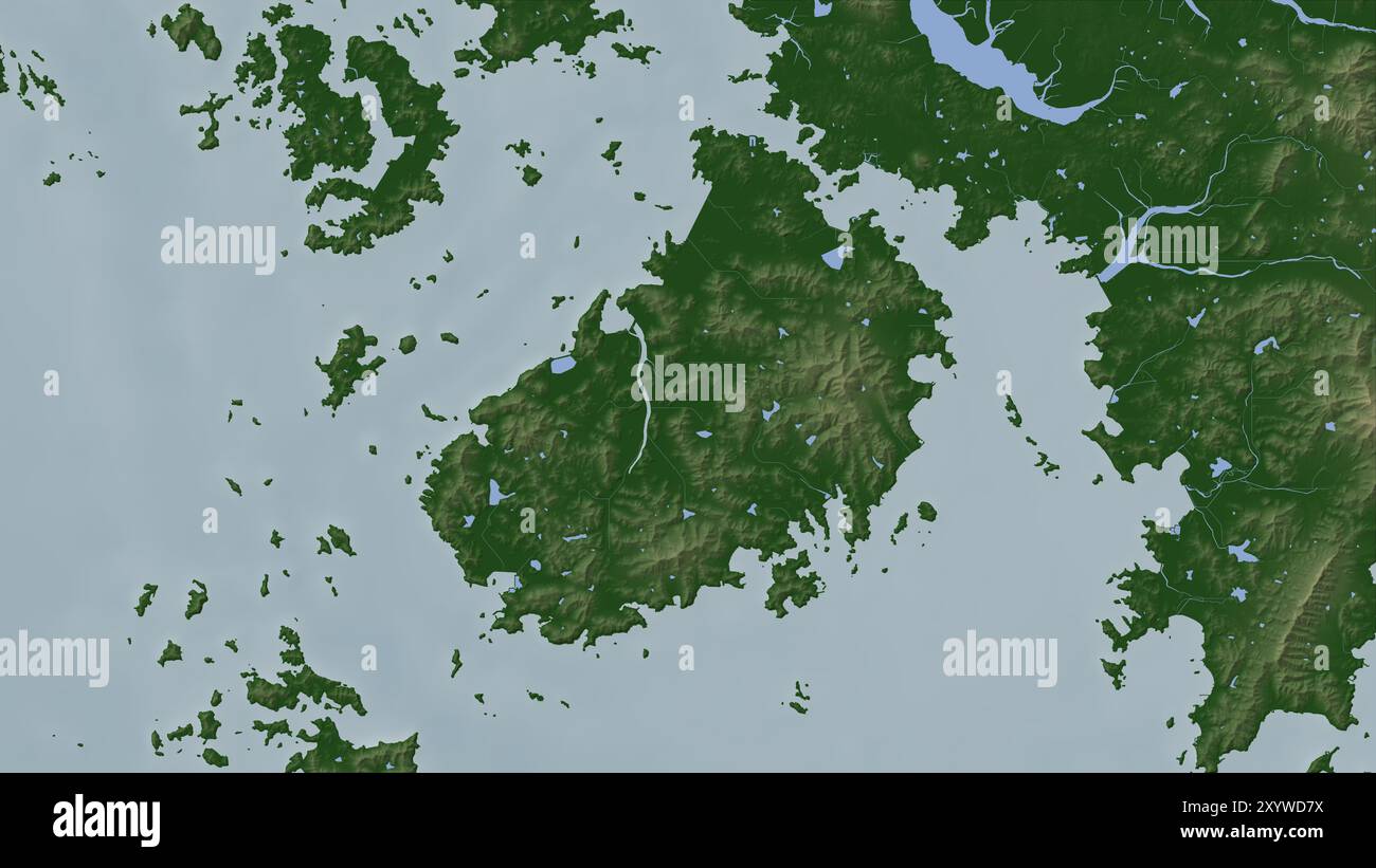 Jindo island map hi-res stock photography and images - Alamy