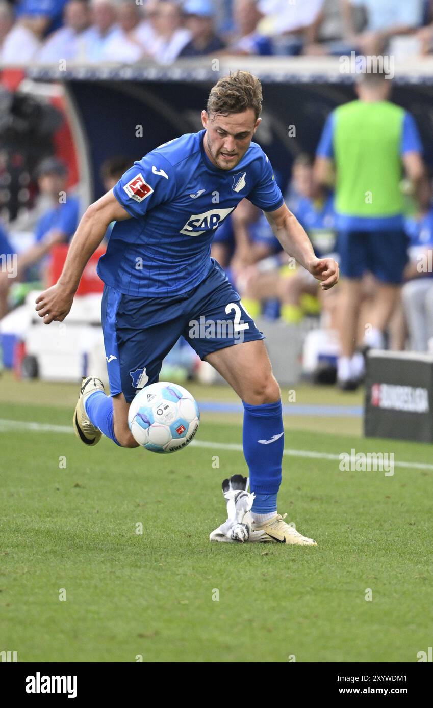 Ball being kicked on lawn hi-res stock photography and images - Alamy