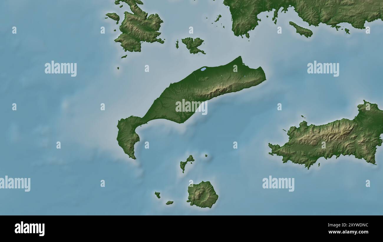 Kos map hi-res stock photography and images - Alamy