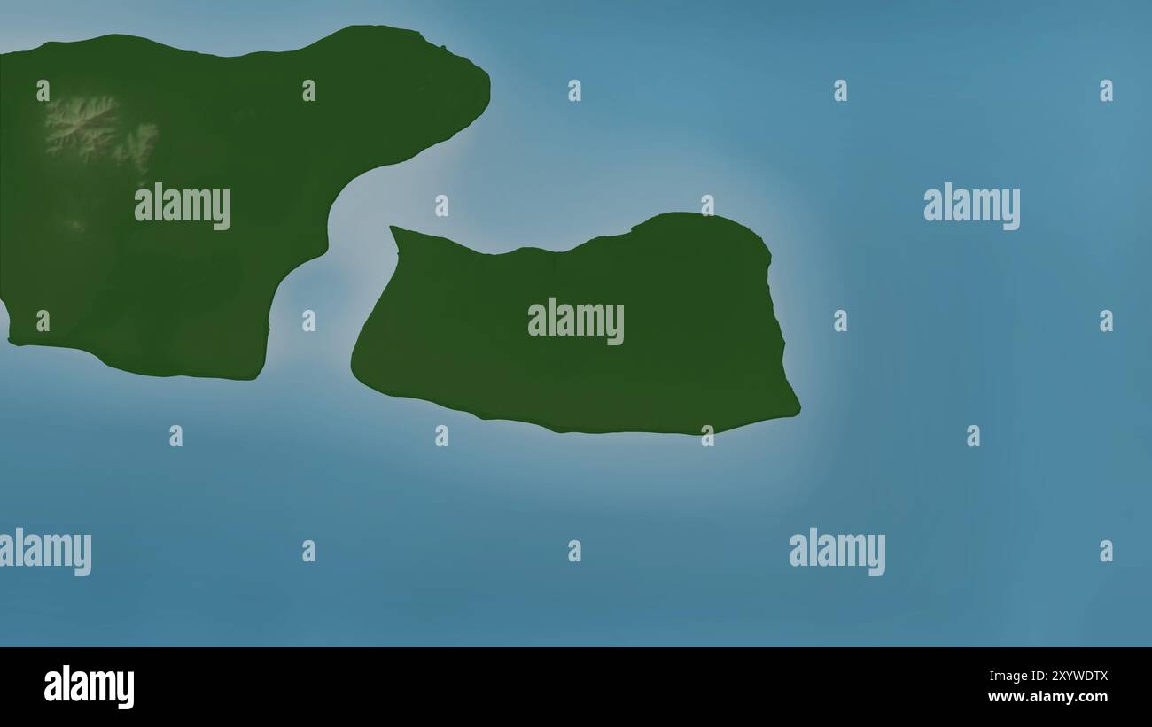 Pulau Lakor in the Timor Sea on a colored elevation map Stock Photo - Alamy