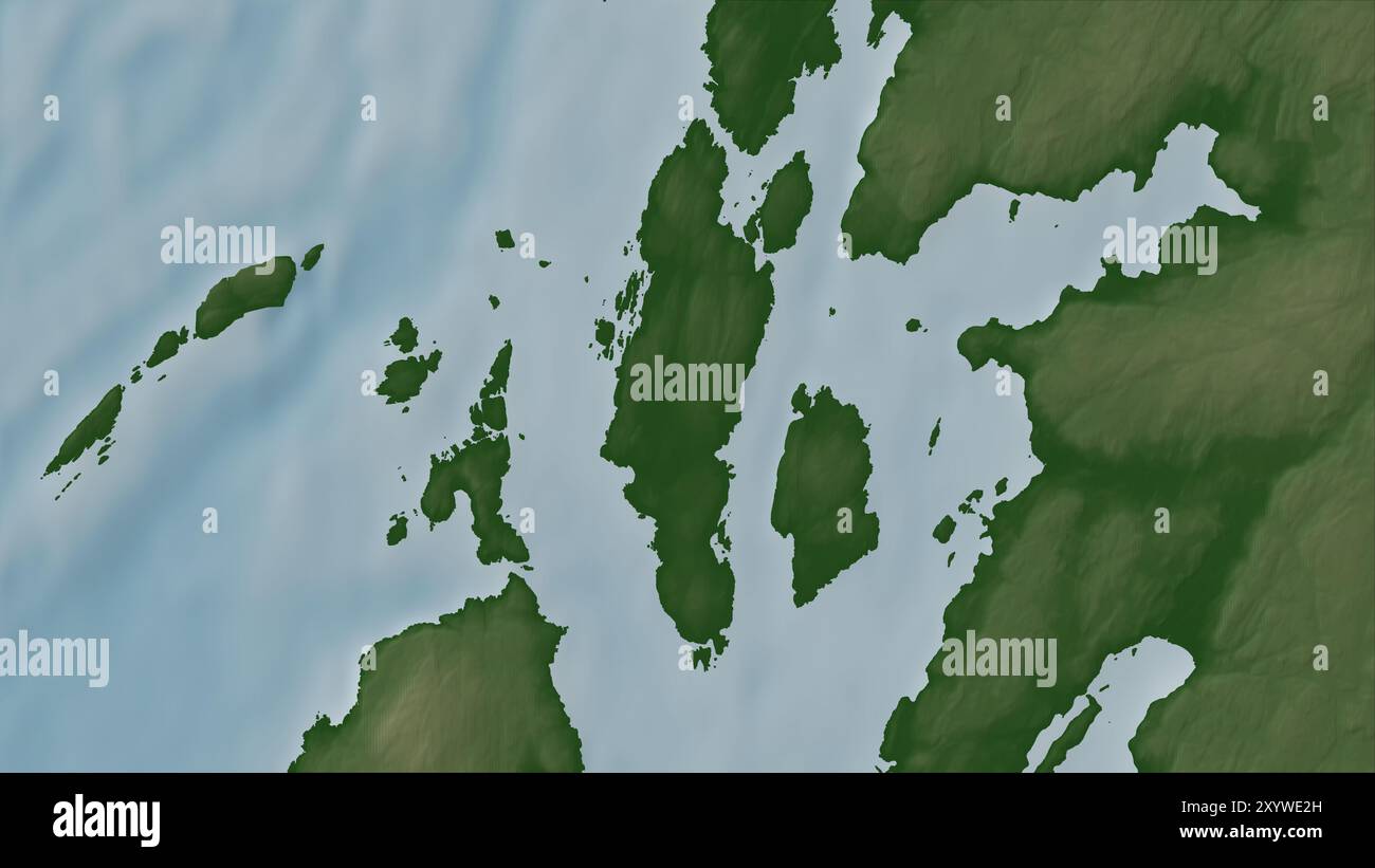 Luing Island in the Inner Seas off the West Coast of Scotland on a ...