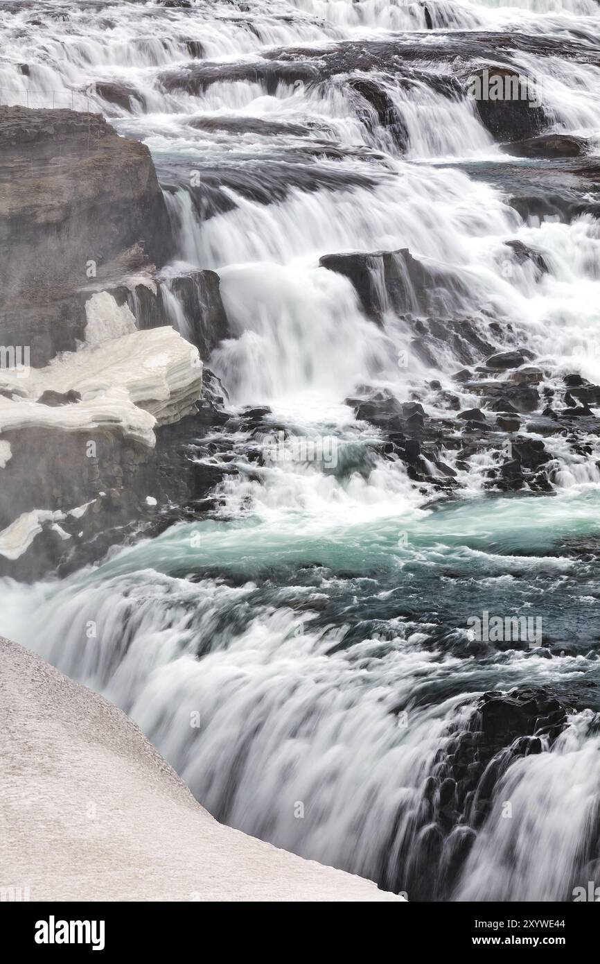 Photograph gullfoss famous waterfall hi-res stock photography and ...