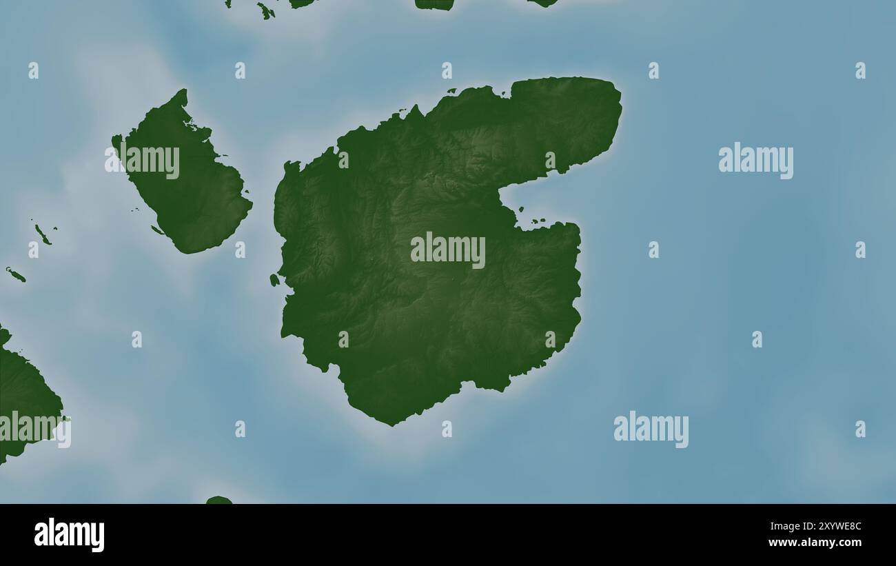 King island outline map hi-res stock photography and images - Alamy