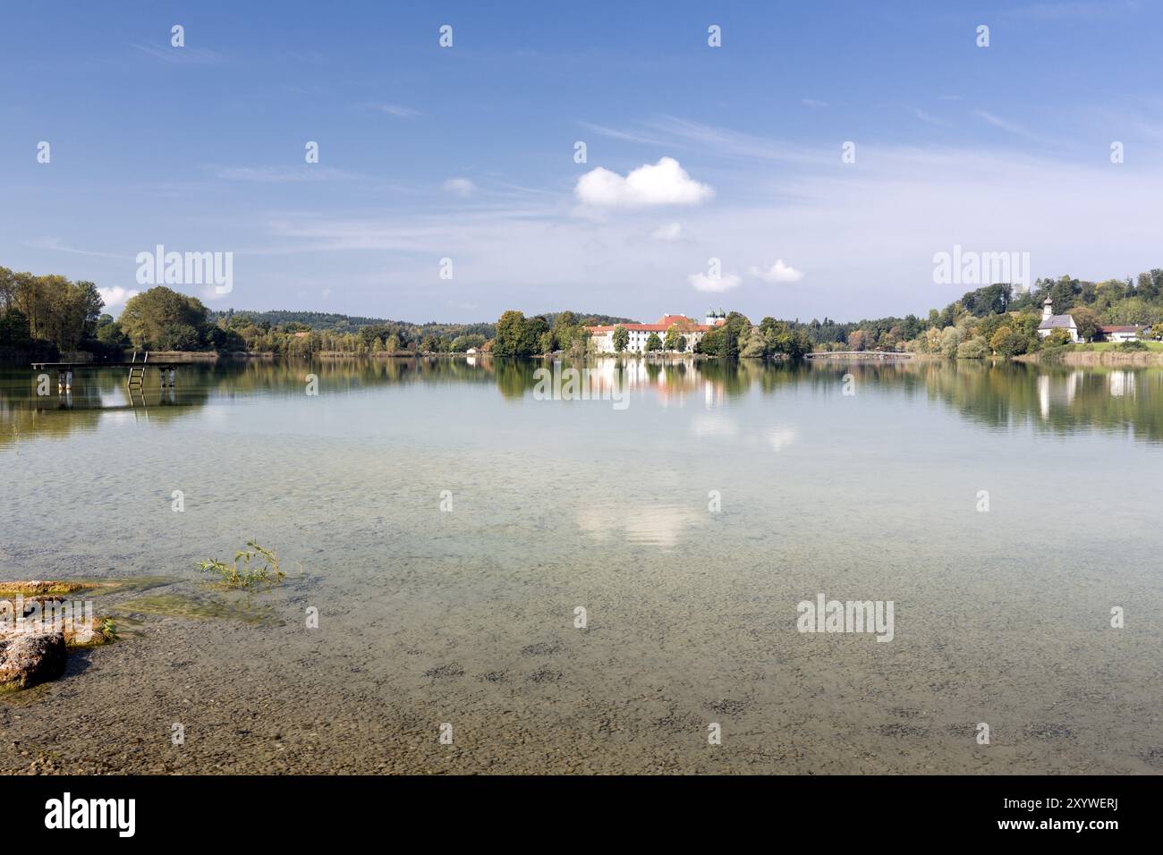 The former Seeon Monastery in Upper Bavaria Stock Photo - Alamy