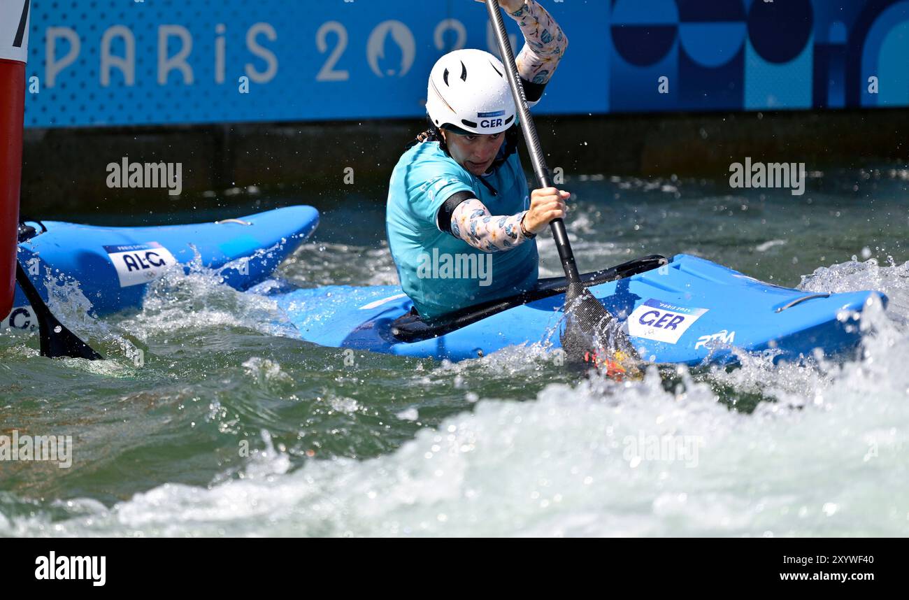 Paris, France. 05th Aug, 2024. Paris 2024 Olympic Games. Kayak Cross ...