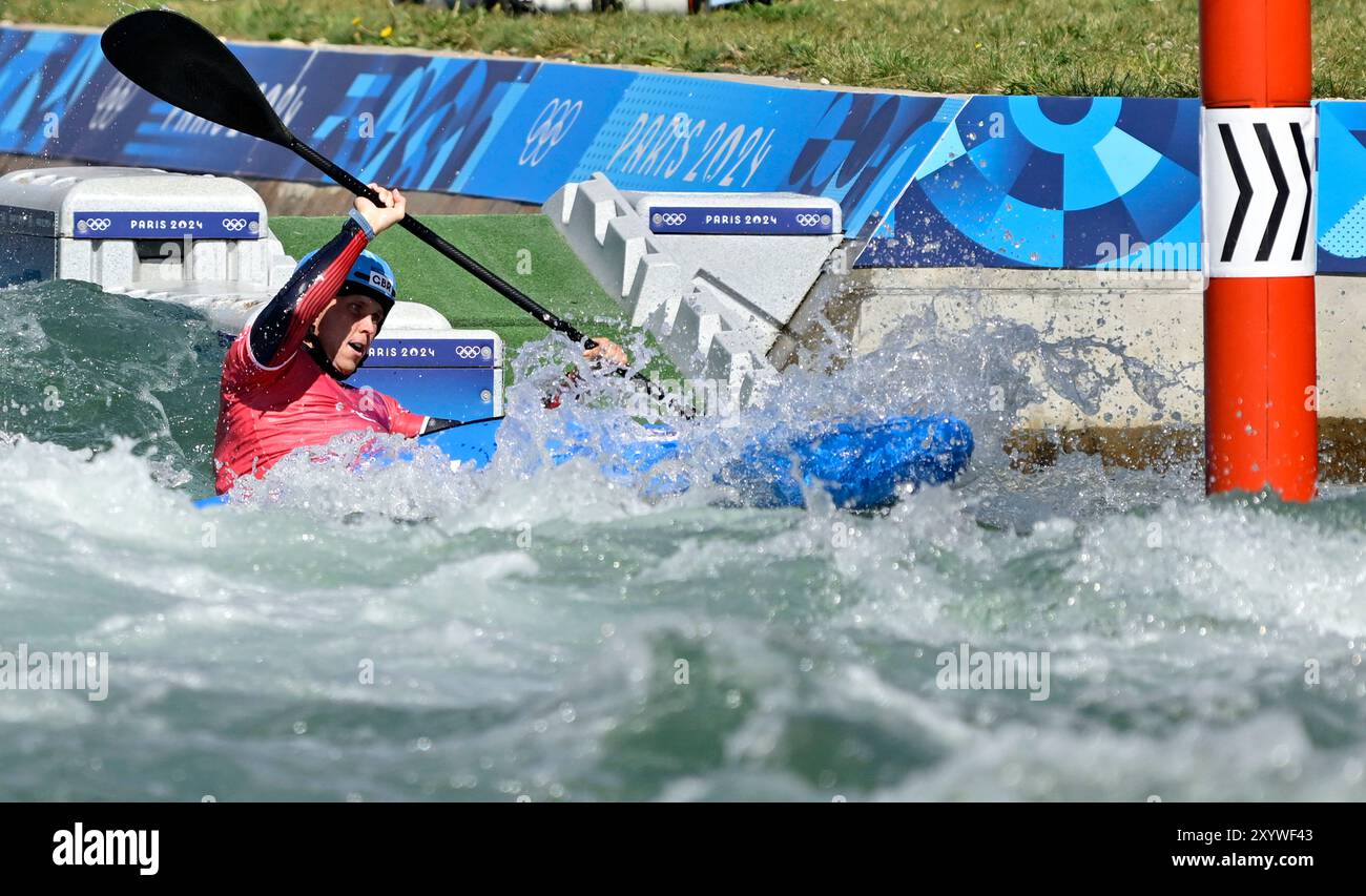 Paris, France. 05th Aug, 2024. Paris 2024 Olympic Games. Kayak Cross ...